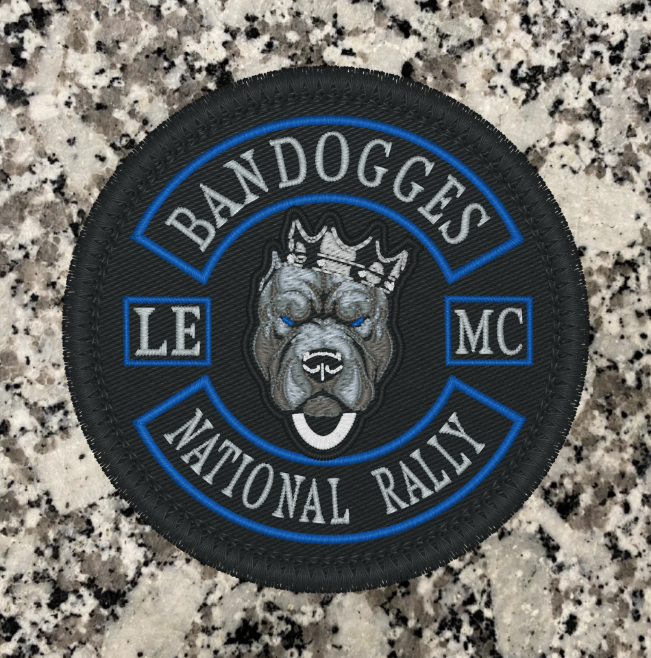 Bandogges rally patch | Animal House Customs LLC