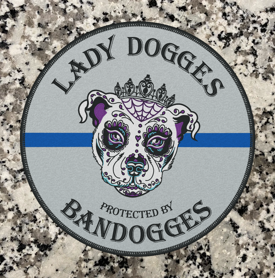 Bandogges Ladies back patch | Animal House Customs LLC