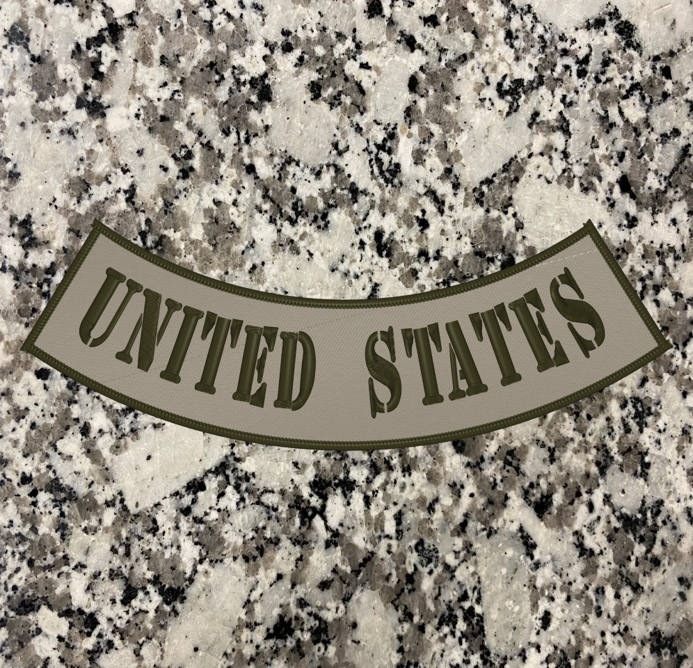 Odins sons united states bottom rocker | Animal House Customs LLC